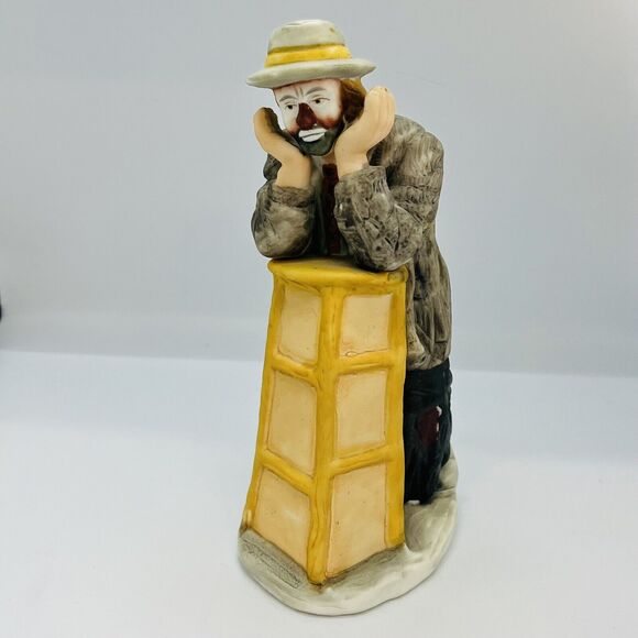 Flambro | Accents | Vintage Emmett Kelly Jr Porcelain Clown Figurine ...
